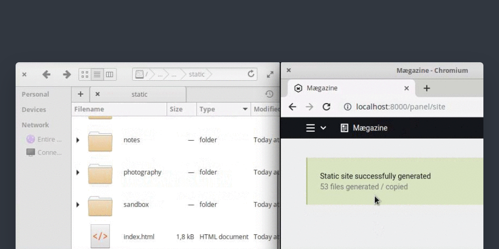 Static Site Generator | Kirby CMS Plugins
