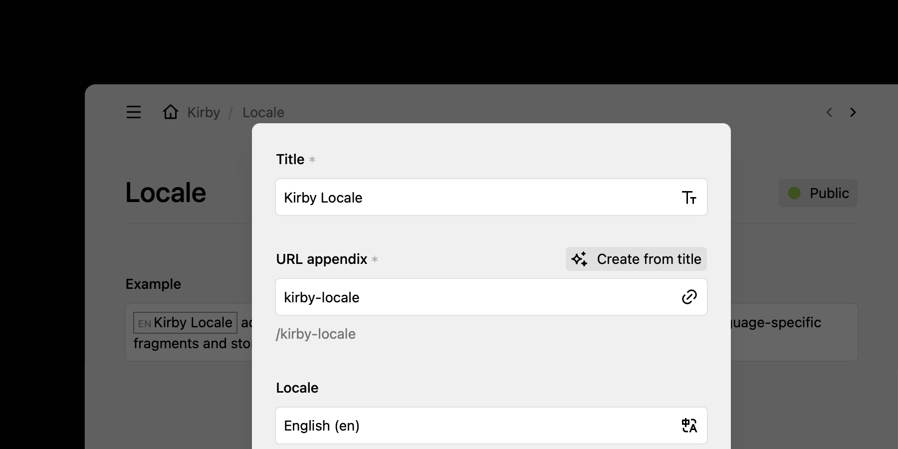 Locale | Kirby CMS Plugins