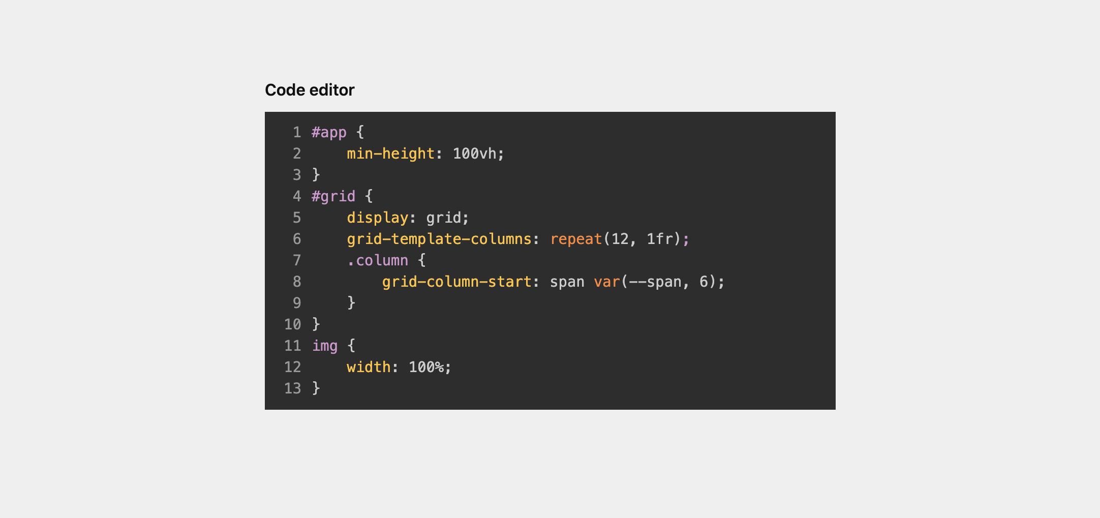 Code Editor | Kirby CMS Plugins