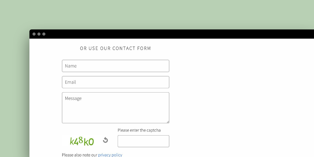 Uniform Contact Block | Kirby CMS Plugins